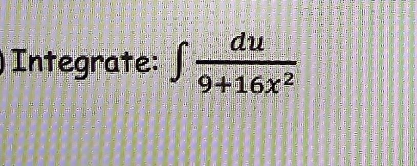 Solved Integration Techniques: Show all work. All integrals | Chegg.com