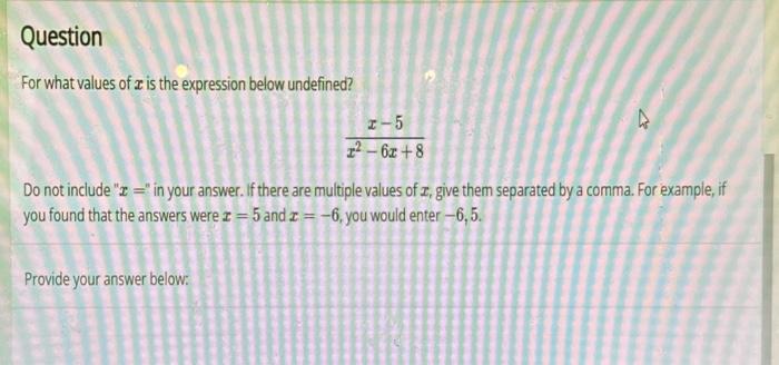 Solved Find the value of the rational expression below at | Chegg.com