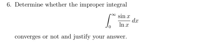 Solved Determine whether the improper | Chegg.com