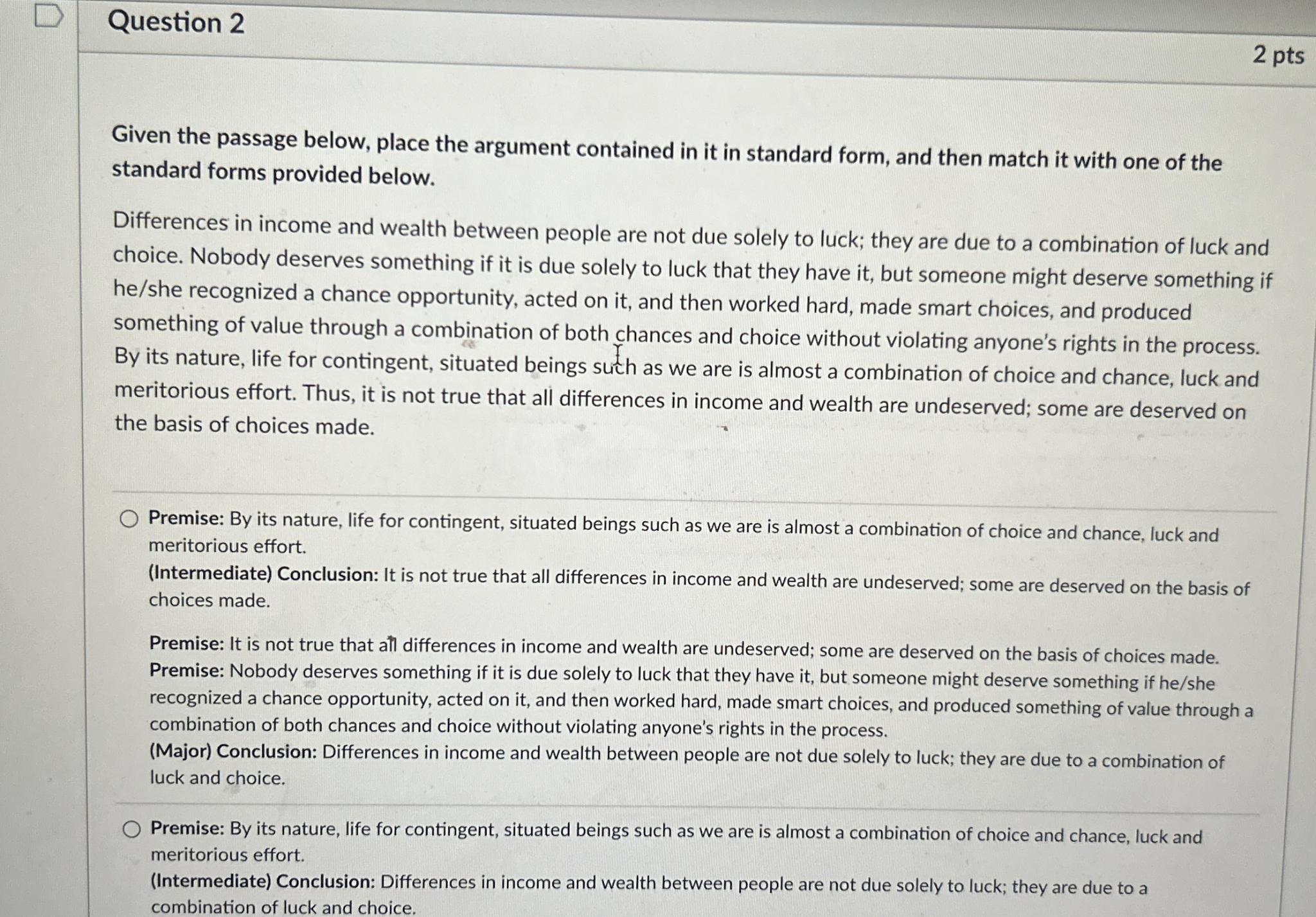 Solved Question 22 ﻿ptsGiven the passage below, place the | Chegg.com
