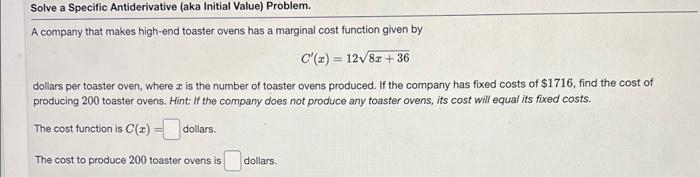 Solved The marginal cost function for Mark Hall's Bulk | Chegg.com