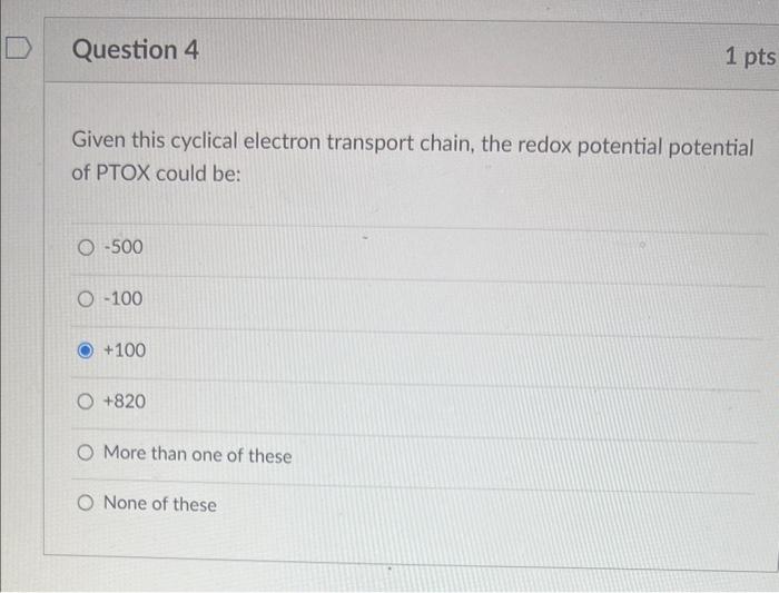 Solved PTOX allows some photosynthesis to continue under | Chegg.com