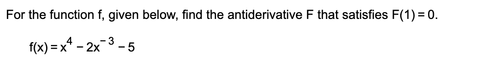 Solved For the function f, ﻿given below, find the | Chegg.com