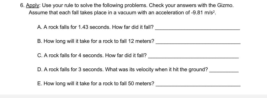 Solved Get the Gizmo ready: Activity C: Acceleration, | Chegg.com