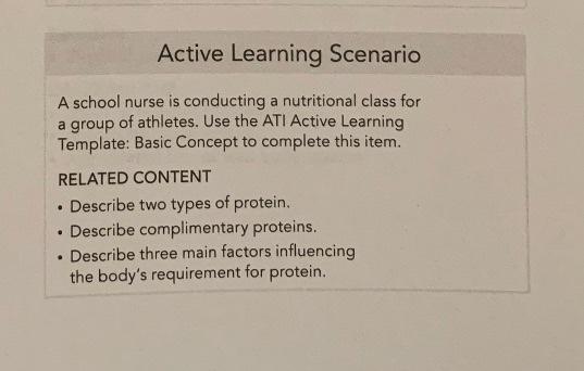 Solved Active Learning Scenario A school nurse is conducting | Chegg.com