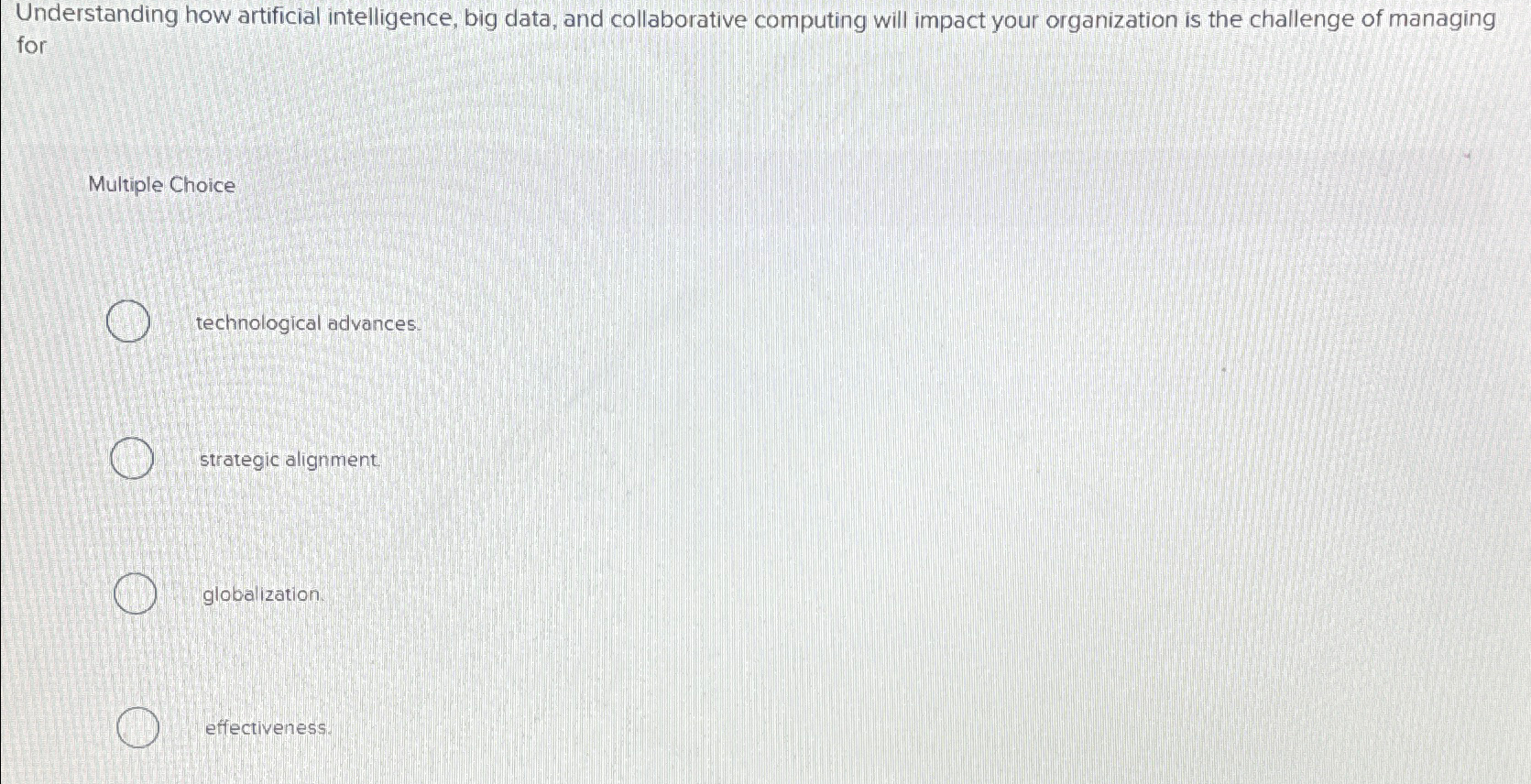 Solved Understanding How Artificial Intelligence Big Data