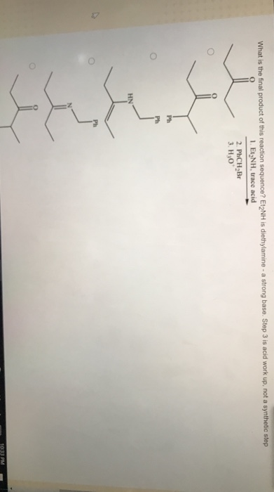 Solved What is the final product of this reaction sequence? | Chegg.com