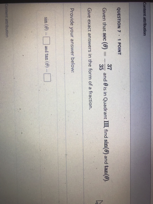 Solved Content attribution QUESTION 7.1 POINT 27 Given that | Chegg.com Solved Content attribution QUESTION 7.1 POINT 27 Given that | Chegg.com