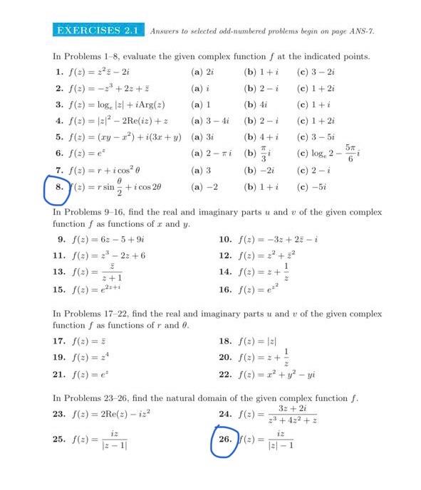 Solved EXERCISES 2.1 Answers to selected odd-numbered | Chegg.com