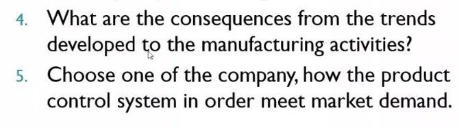 Solved 4. What are the consequences from the trends | Chegg.com