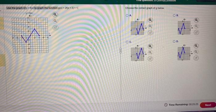 Solved Use the graph of y=f(x) to g raph the function | Chegg.com