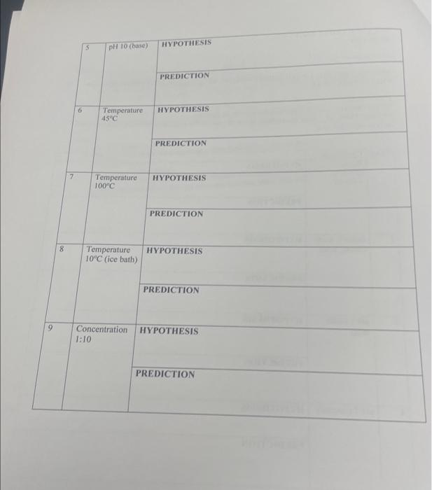 Solved BEFORE SETTING UP YOUR EXPERIMENT RECORD YOUR | Chegg.com