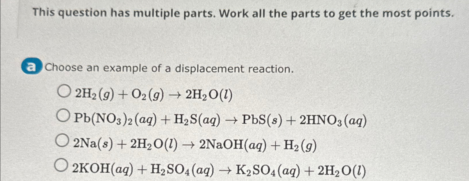 Solved This question has multiple parts. Work all the parts | Chegg.com