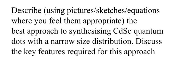 Solved Describe (using pictures/sketches/equations where you | Chegg.com