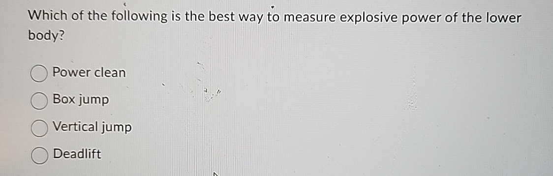 Solved Which of the following is the best way to measure | Chegg.com