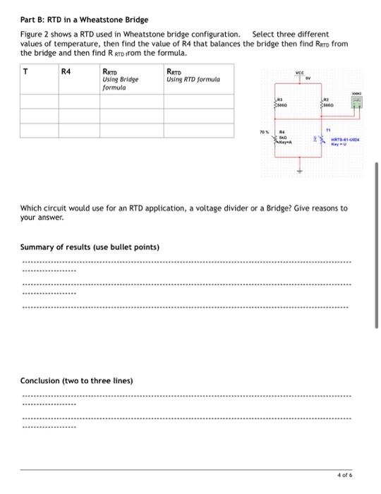 Solved LAB 4 RTD -Measurement of RTD sensor Objective The | Chegg.com