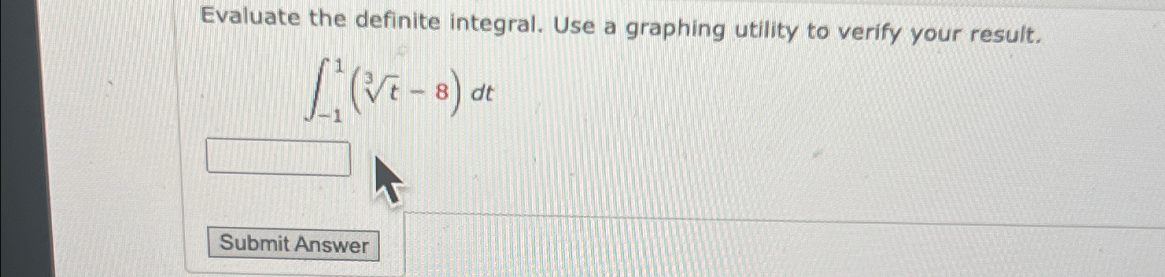 Solved Evaluate the definite integral. Use a graphing | Chegg.com