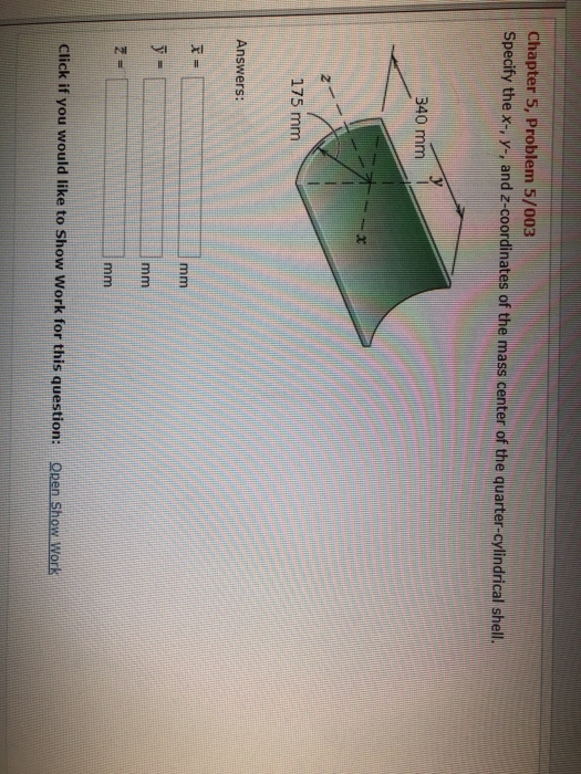 Solved Chapter 5, Problem 5/003 Specify the x-, y-, and | Chegg.com Solved Chapter 5, Problem 5/003 Specify the x-, y-, and | Chegg.com