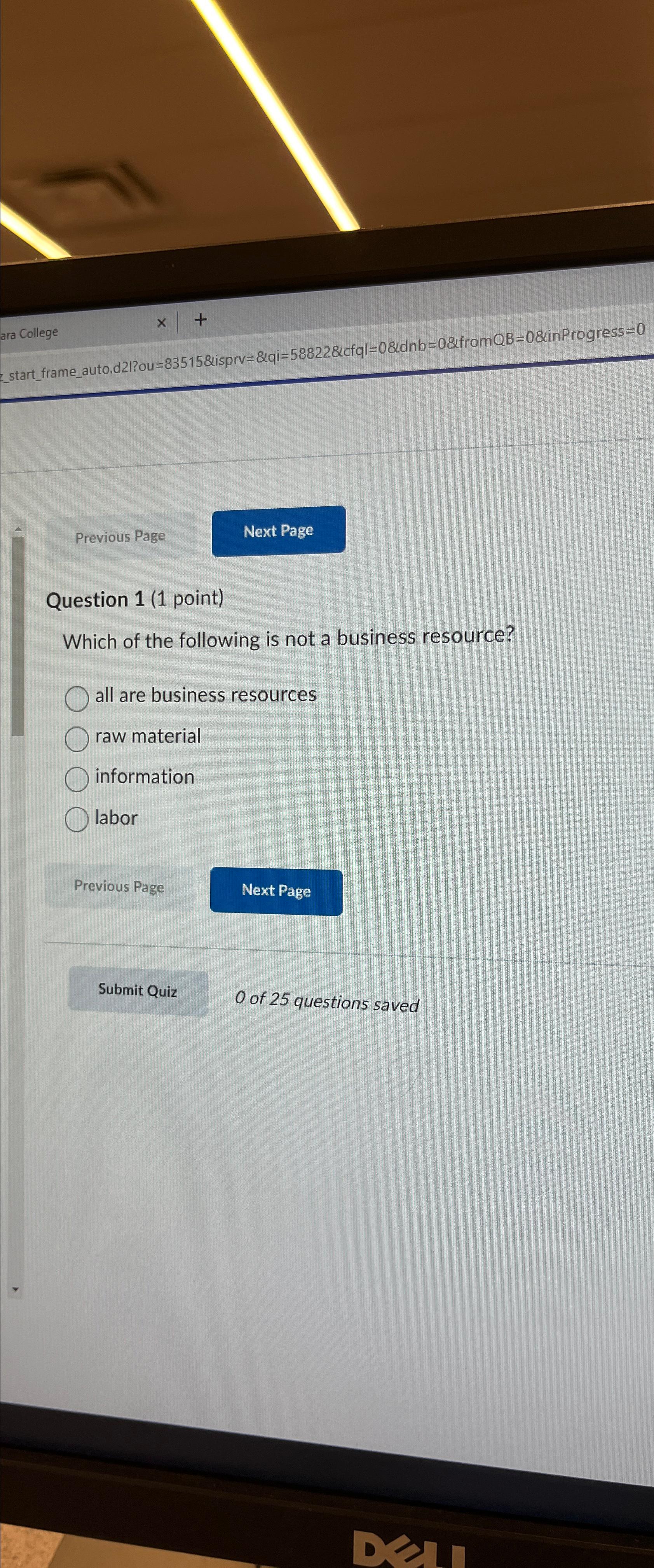 Solved Previous PageQuestion 1 (1 ﻿point)Which of the | Chegg.com