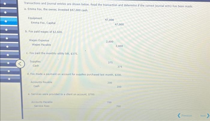 Solved Transactions and journal entries are shown below, | Chegg.com
