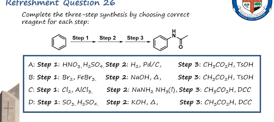 Solved Refreshment Question 26Complete the three-step | Chegg.com