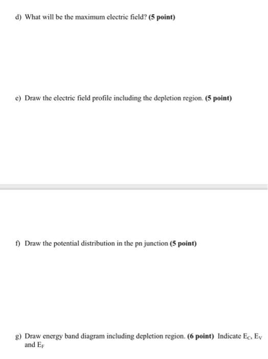 Solved A certain PN junction has a linearly graded junction | Chegg.com