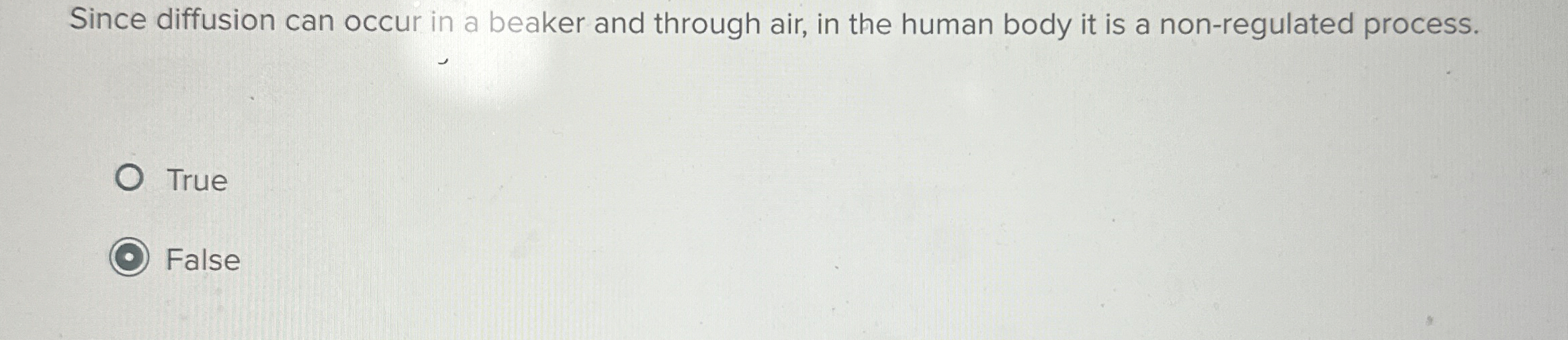 Solved Since diffusion can occur in a beaker and through | Chegg.com