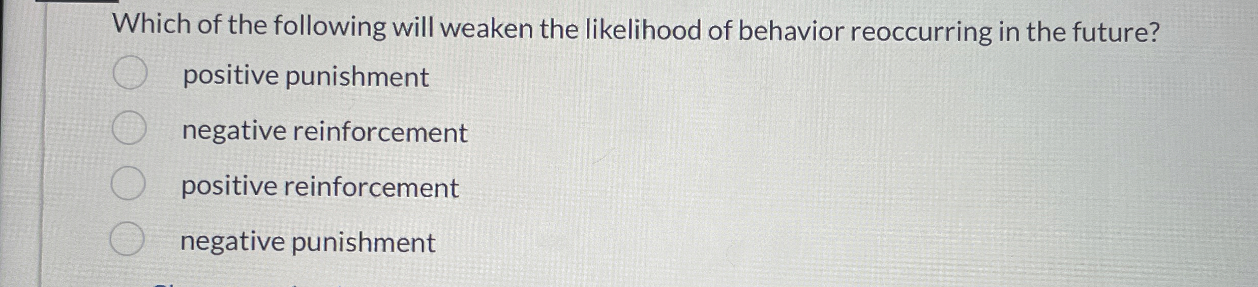 Solved Which of the following will weaken the likelihood of | Chegg.com