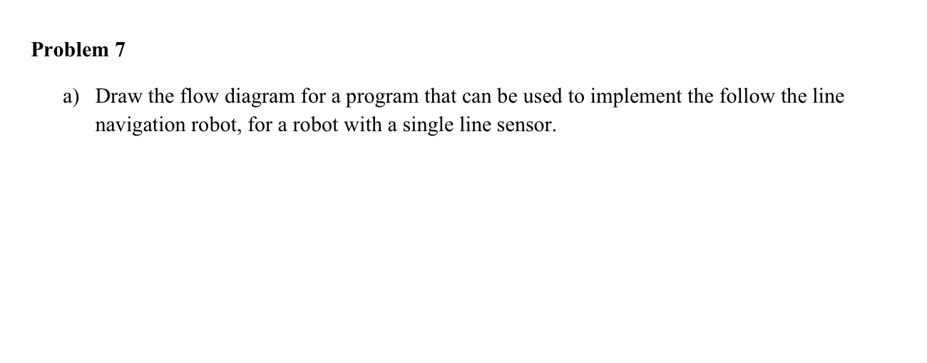 Solved Problem 7a) ﻿Draw the flow diagram for a program that | Chegg.com