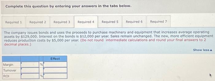Solved The company had average operating assets of $491,000 | Chegg.com