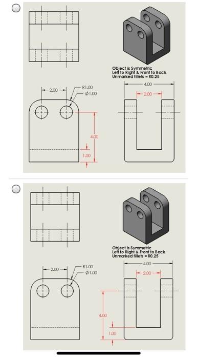 Solved Select the most appropriately dimensioned | Chegg.com