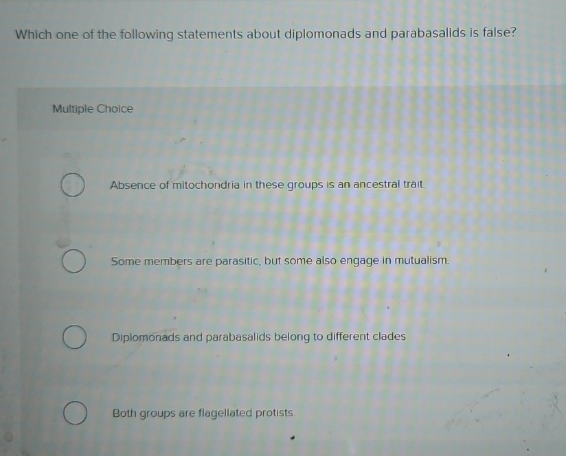 Solved Which one of the following statements about | Chegg.com