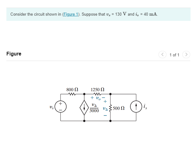 Solved Consider the circuit shown in (Figure 1). ﻿Suppose | Chegg.com