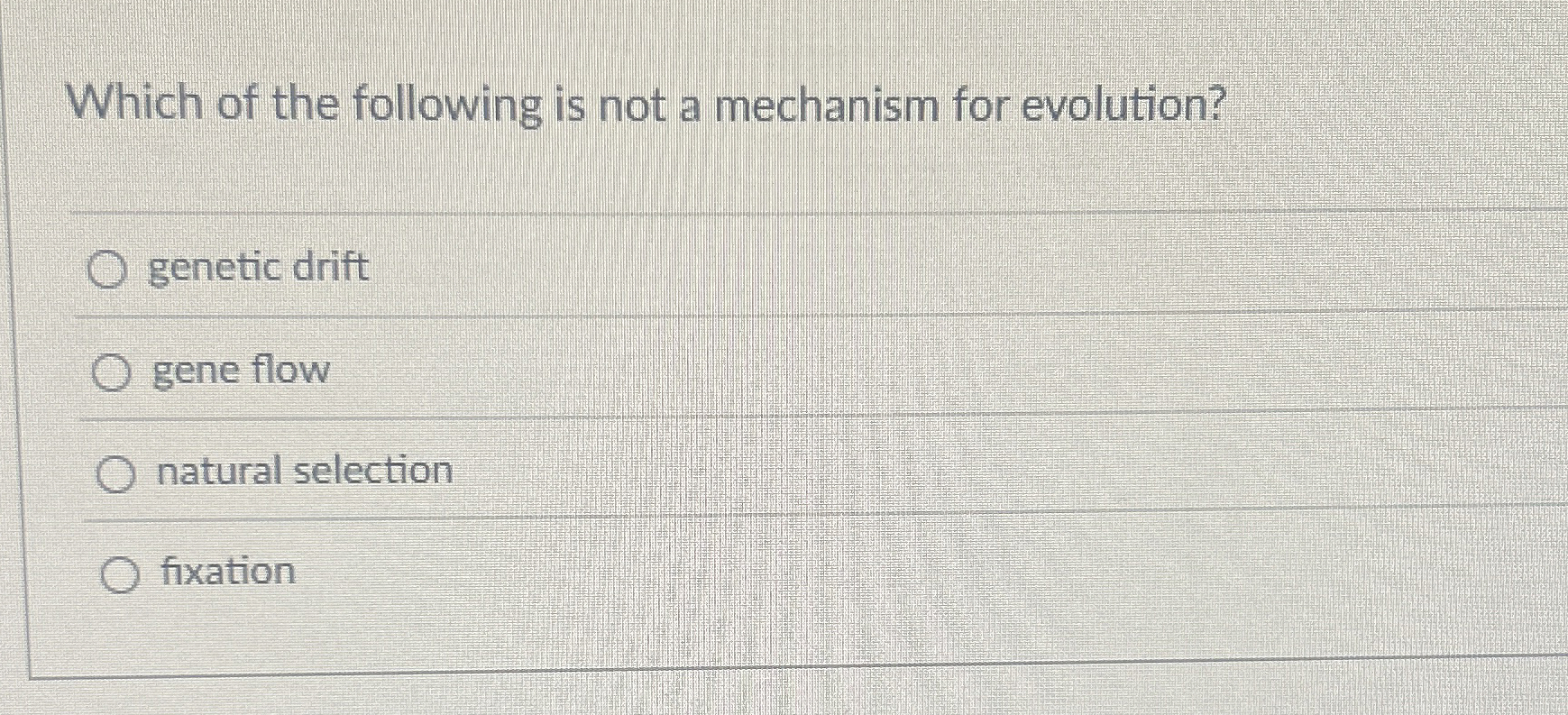 Solved Which of the following is not a mechanism for | Chegg.com