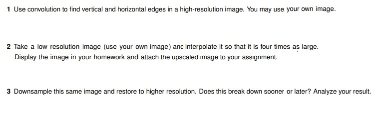 Solved 1 ﻿Use convolution to find vertical and horizontal | Chegg.com