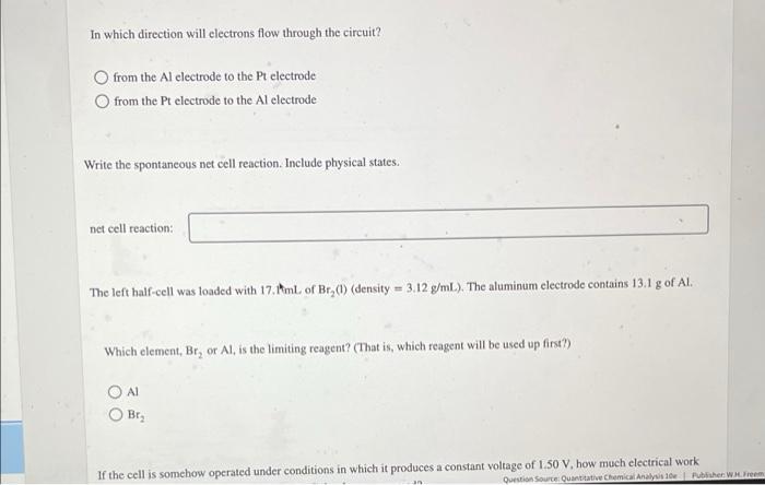 Solved Write the line notation for the following cell. Pt | Chegg.com