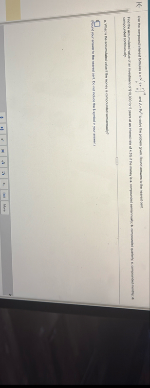 Solved Use the compound interest formulas A=P(1 rn)nt ﻿and | Chegg.com