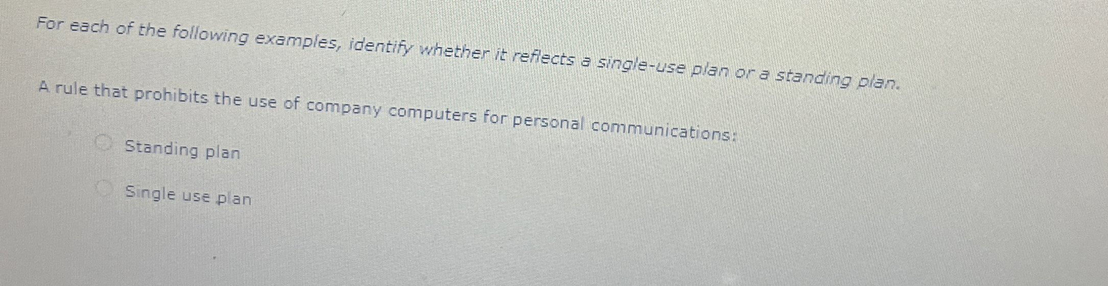 Solved For each of the following examples, identify whether | Chegg.com