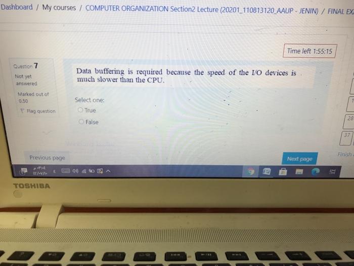 Solved Dashboard / My courses / COMPUTER ORGANIZATION | Chegg.com