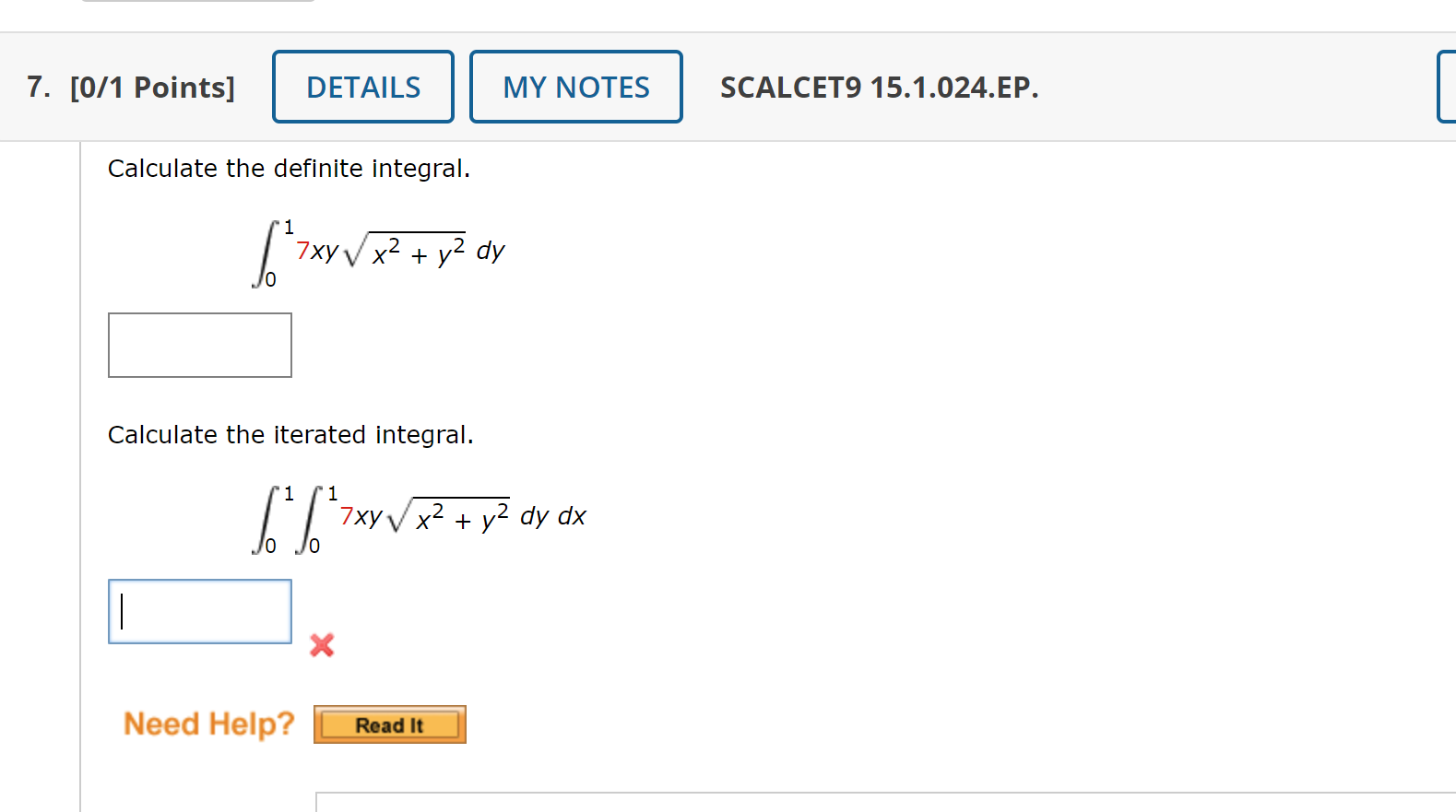 Solved HELP ASAP PLZ Points]Calculate the definite | Chegg.com