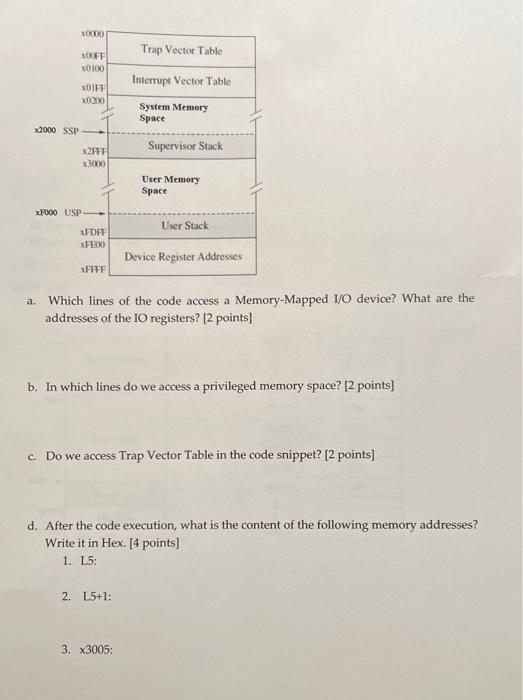 Solved 11. Consider the following address space and the | Chegg.com
