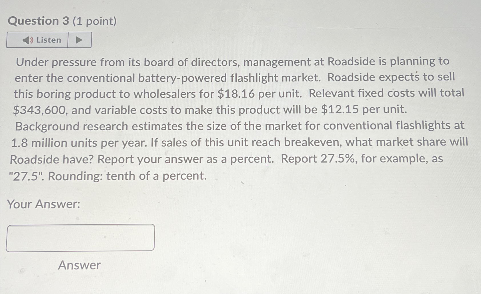 Solved Question 3 (1 point)ListenUnder pressure from its | Chegg.com Solved Question 3 (1 point)ListenUnder pressure from its | Chegg.com
