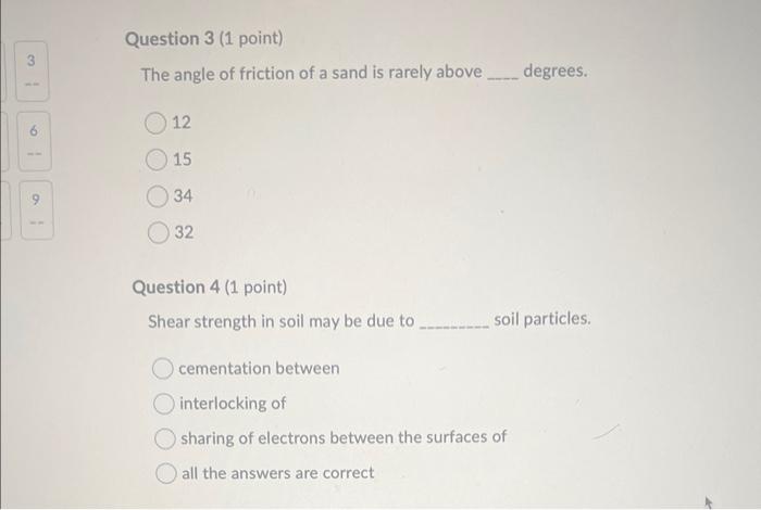 Solved Failure of soil is usually due to failure along an | Chegg.com