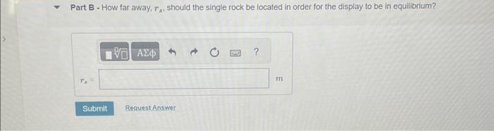 Solved Your friend is constructing a balancing-display for | Chegg.com