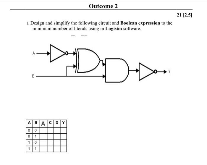 Solved Practice all given logic gates table using Logisim | Chegg.com