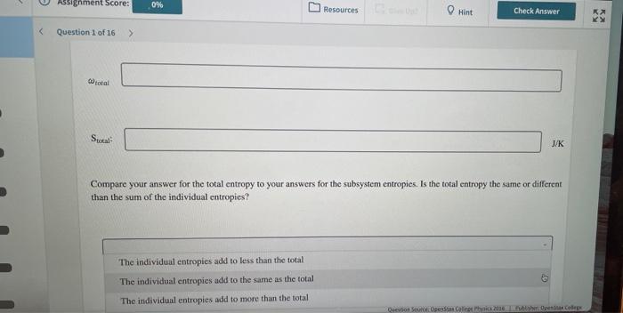Solved A system consists of two independent subsystems, A | Chegg.com