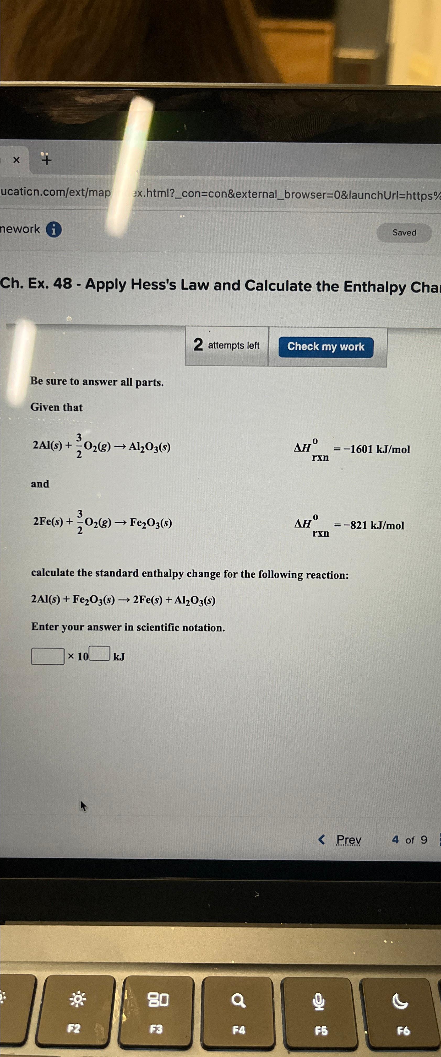Solved Ch. ﻿Ex. 48 - ﻿Apply Hess's Law and Calculate the | Chegg.com