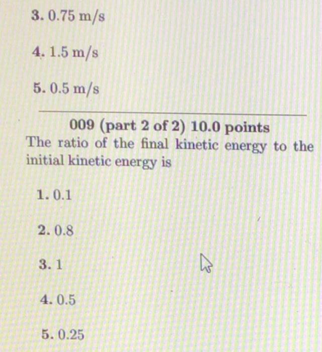 Solved 008 (part 1 of 2) 10.0 points Particle 1 has a | Chegg.com