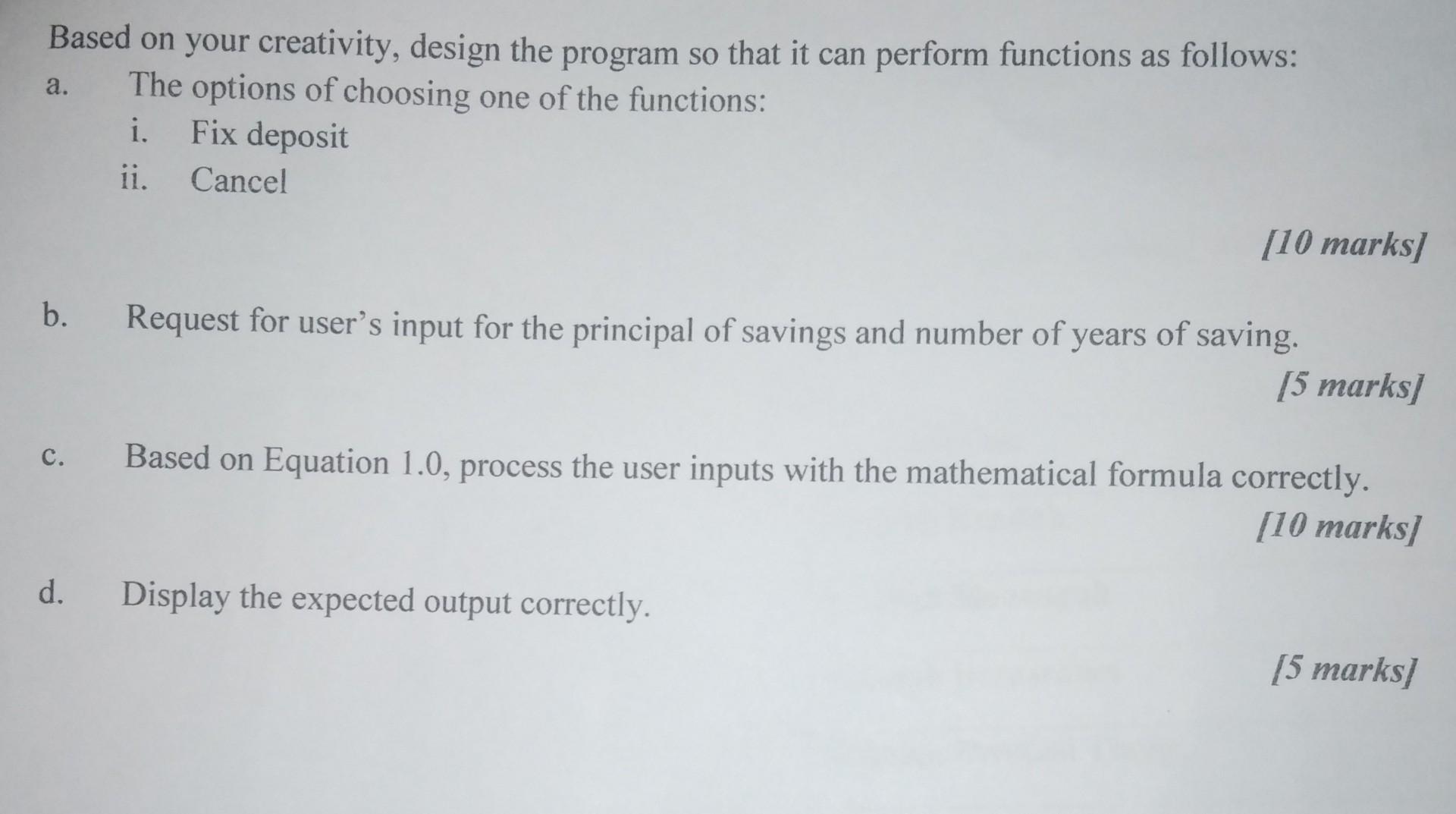 Solved Scenario: develop a Java Program to assist the | Chegg.com