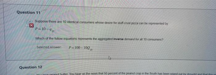 Solved Suppose there are 10 identical consumers whose desire | Chegg.com